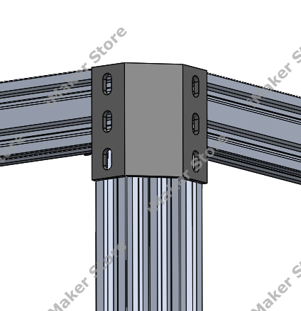 Inside Outside Corner Bracket 60mm | imakerstore.com